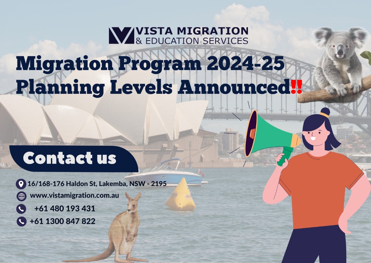 Migration Program 2024-25 Planning Levels Announced